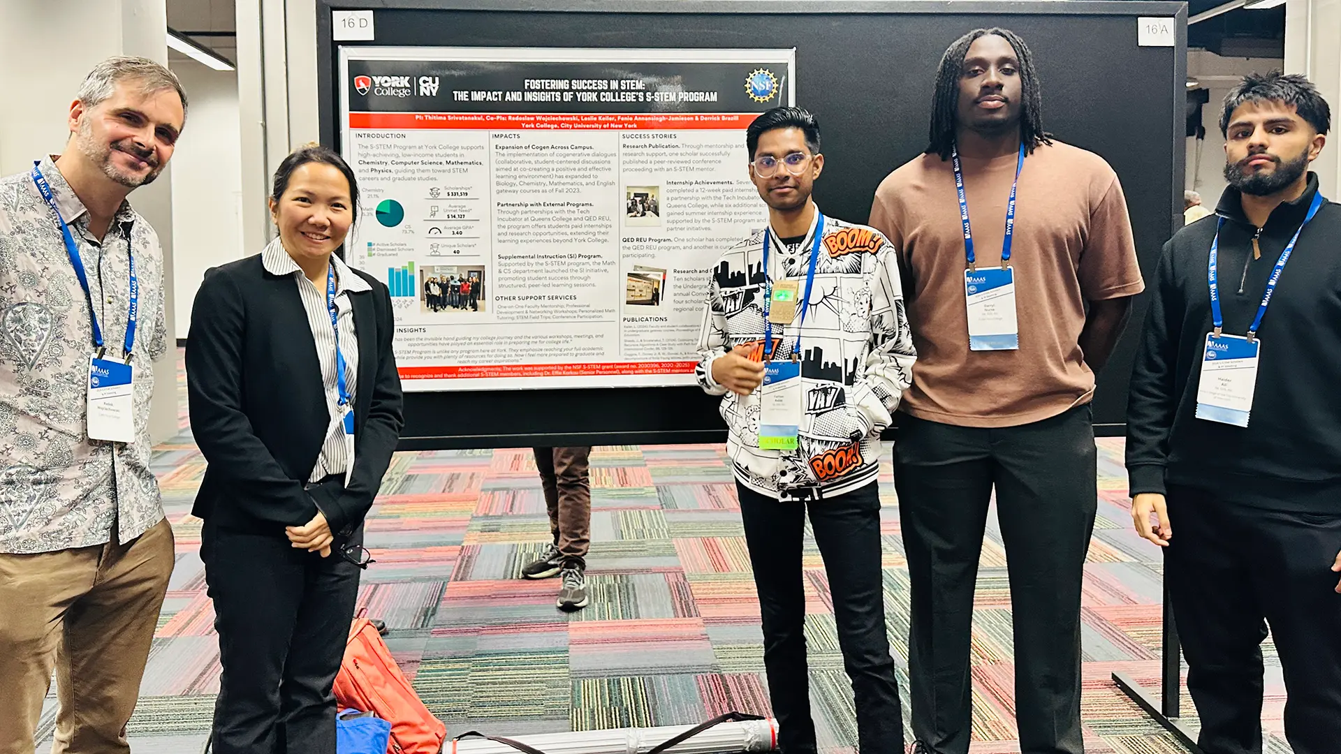 S-STEM Faculty and Students Attend the 2024 S-STEM Scholars and PI Meeting - York College / City ...